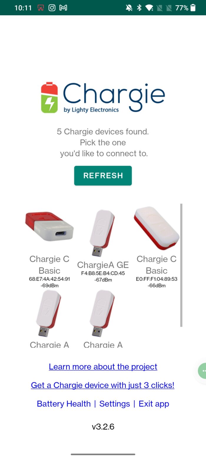 Chargie - How to Use Chargie's Android App