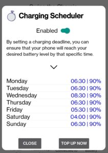 Chargie - smart charging limiter and scheduler for phones and laptops