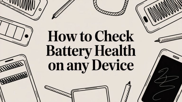 How to Check Battery Health on Any Device
